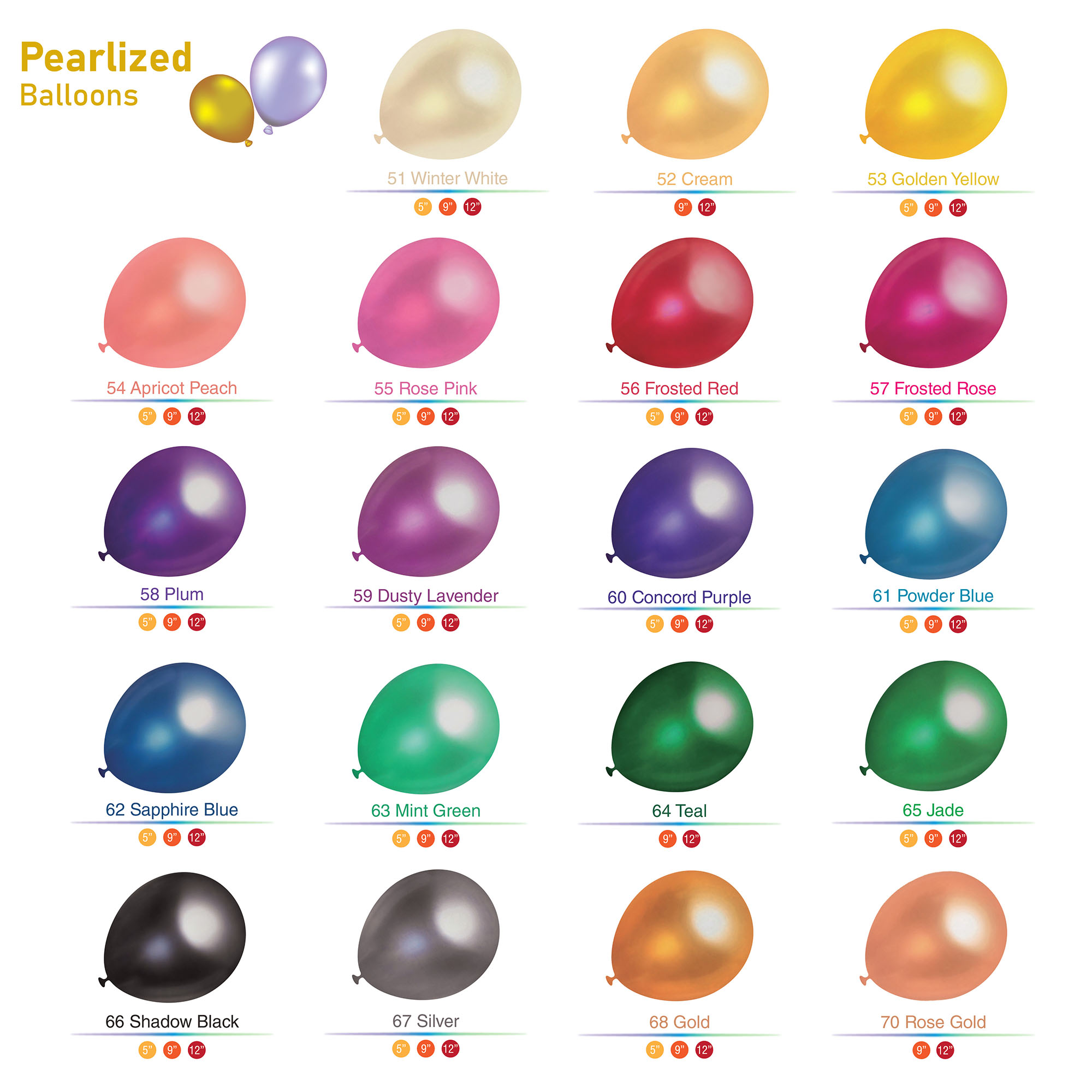 PEARLIZED BALLOONS – PartyDragon