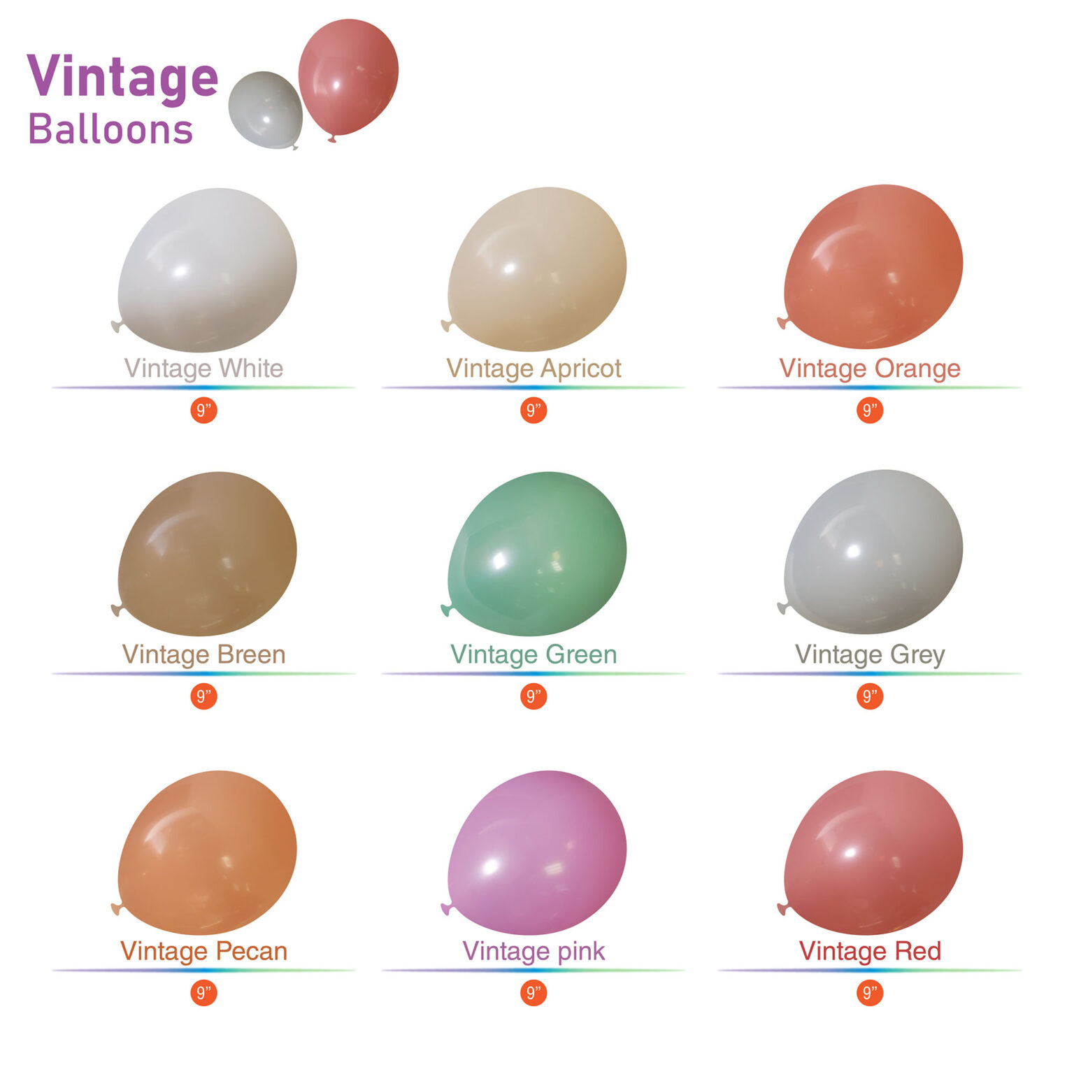 VINTAGE BALLOONS – PartyDragon